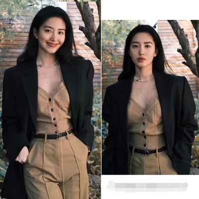 休闲风长袖短外套西装