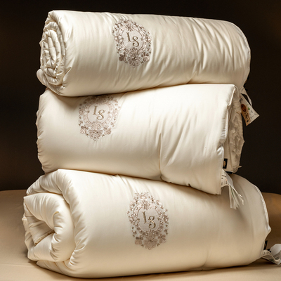高端奢华100支新疆长绒棉80%李官奇大豆纤维被子春秋被芯加厚冬被