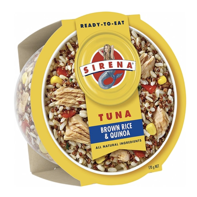 澳洲代购直邮Sirena Brown Rice 即食吞拿鱼藜麦糙米饭 炒饭 沙拉
