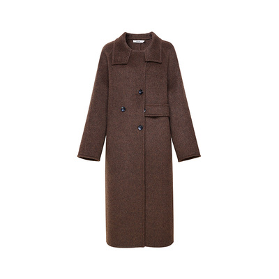 复古风长大衣冬季新款氛围感穿搭