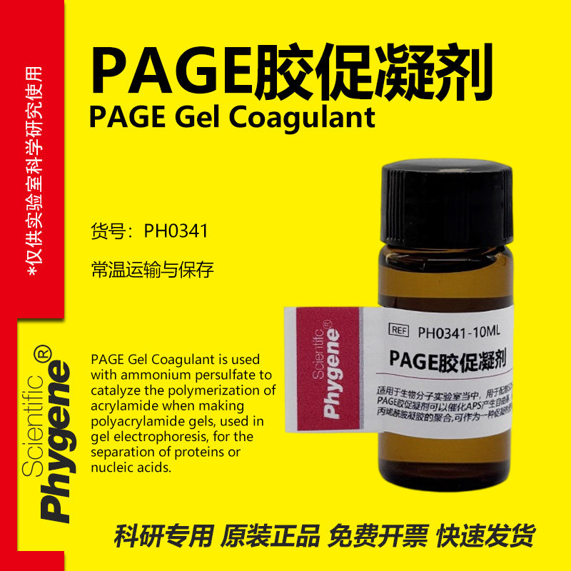 TEMED 10mL PAGE凝胶制备 电泳配胶 Substitute PH0341 PHYGENE