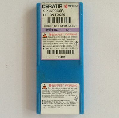 原装进口京瓷刀粒SPGN090308 A65 全陶瓷材质 价格超硬材料