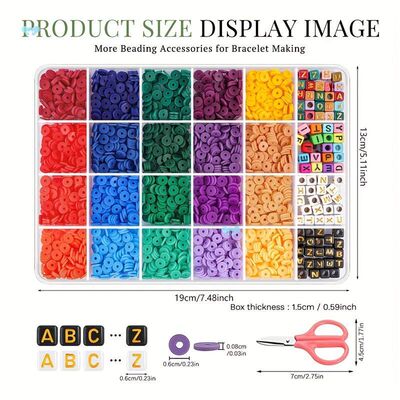 2400pcs/1 diy Jewelry Making Kit usb Powered Electric Clay