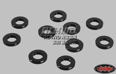 RC4WD 1mm M3 黑色垫片 (10个) (Z-S0809)