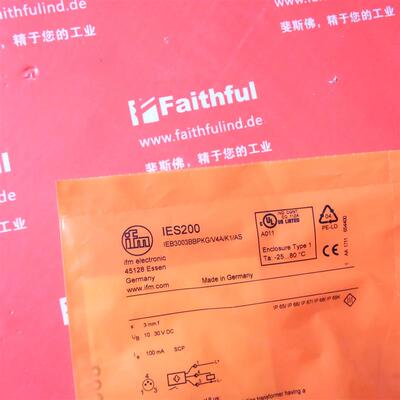IFM IES200 易福门全新电感式传感器 IEB3003BBPKG/V4A/K1/AS