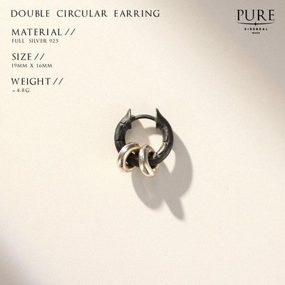 siderealmade中性旧化耳环