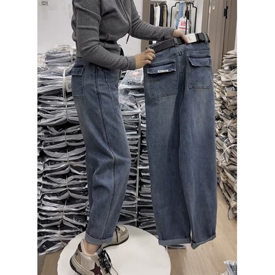 哈伦裤小个子遮肉奶奶裤