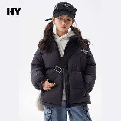 儿童加厚羽绒服2025冬季新款女童韩版白鸭绒童装中大童保暖外套潮