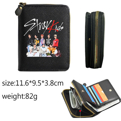Straykids联名周边钱包男长款大容量多卡位钱夹2026新款休闲简约