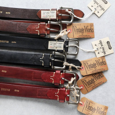 【国内现货】VINTAGE WORKS  DH5702 日产 高端手工复古皮带腰带
