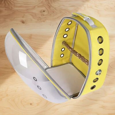 Adjustable Bird Carrier Backpack Travel Parrot Bag Cage