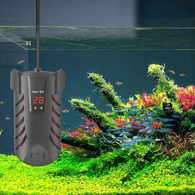 Aquarium Turtle Feeding Water Heater Digital Display Fish