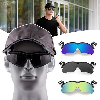 Adjustables Sunglasses With Hat Clip Polarised Clip-On
