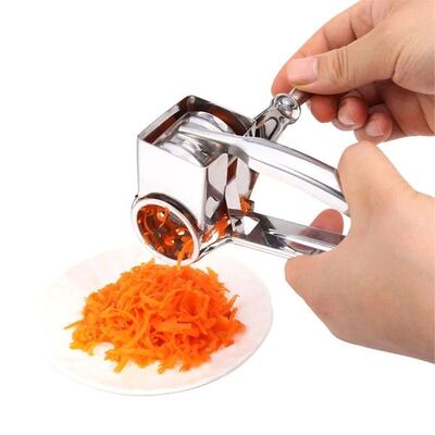 Utility Design 3 Drums Set Rotary Cheese Grater Stainless