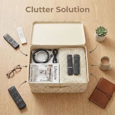 Foldable Clothes Quilt Storage Box Space Saving Dustproof