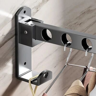 New Folding Wall-Mounted Clothes Hanger Wall Mounted