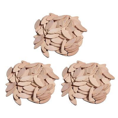 100pcs Assorted Wood Biscuits No. 0#/10#/20# Carpentry DIY