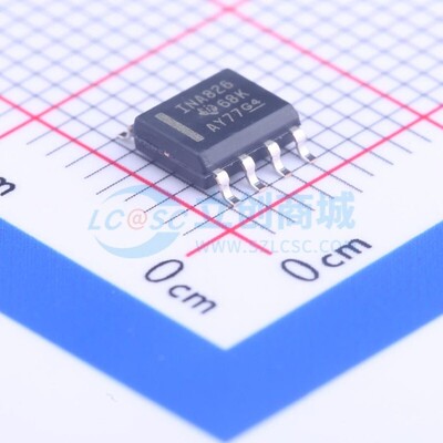 仪表放大器 INA826AIDR SOP-8 TI/德州 电子元器件配单原装正品
