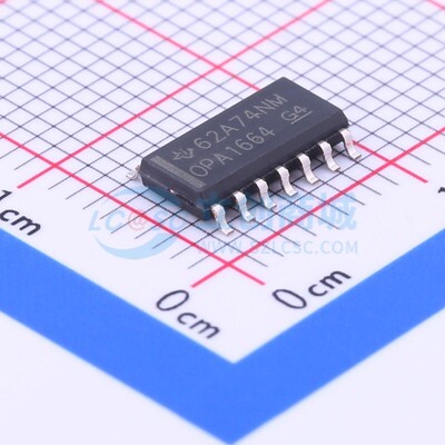 精密运放 OPA1664AIDR SOP-14 TI/德州 电子元器件配单 原装正品
