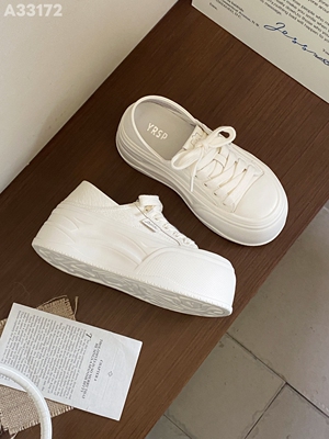 真皮时尚百搭厚底两穿小白鞋33172多款可选