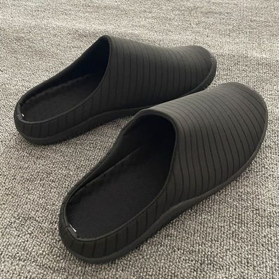 防滑老人拖鞋爸妈包头半拖