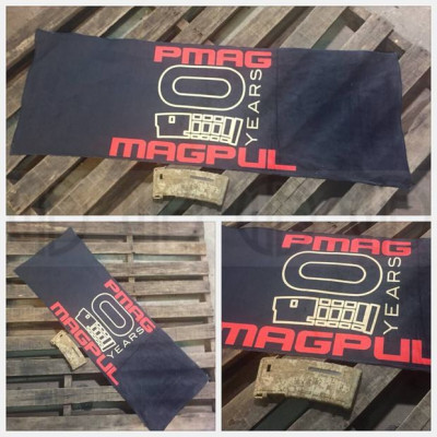 美利堅洋行進口MAGPUL彈匣PMAG十週年紀念運動汗巾涼感戰術毛巾