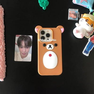 古早味轻松熊手机壳可爱日韩防摔