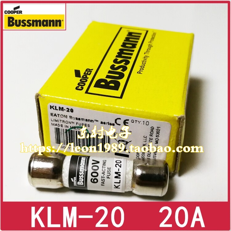 美国BUSSMANN保险丝 Limitron熔断器 KLM-20 20A KLM-15 15A 600V_虎窝淘