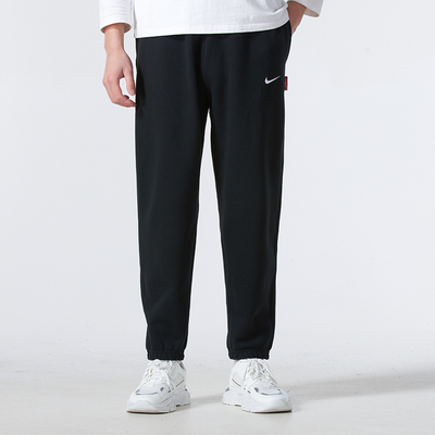 NIKE耐克男裤25蛇年新款法式毛圈针织束脚休闲运动长裤IB5806-010