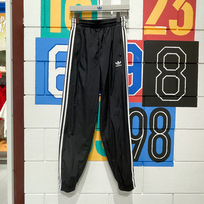 ADIDAS阿迪达斯三叶草男裤2024春新款复古舒适梭织运动长裤IT2501