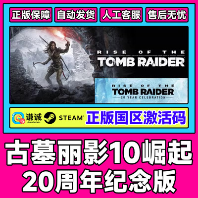 Steam 古墓丽影10崛起 20周年纪念版 国区激活码CDKey PC中文正版