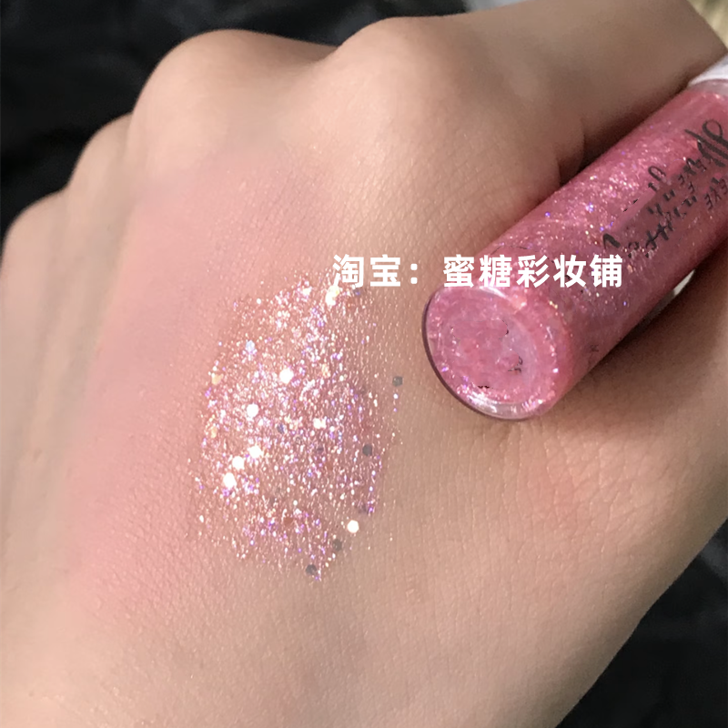 橄榄皮购物清单粉闪卧蚕亮片绝美液体眼影卧蚕液珠光碎闪银河韩女