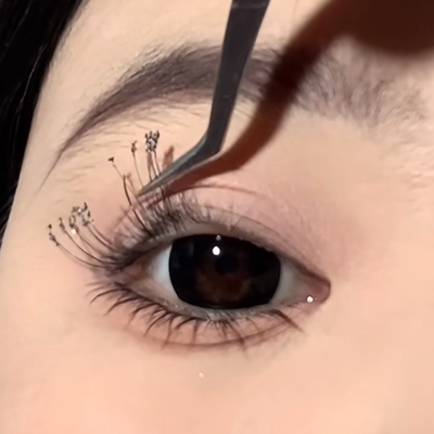 我嘞个豆！不敢想象圣诞贴它有多出片！兜兜甜碎钻假睫毛爆闪自然