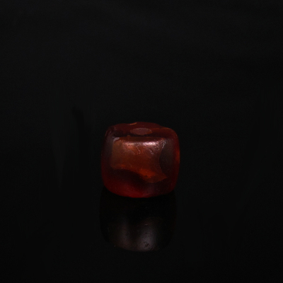 西周玛瑙扁珠10.7X8MM_御0160