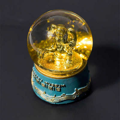 水晶球摆件成都博物馆