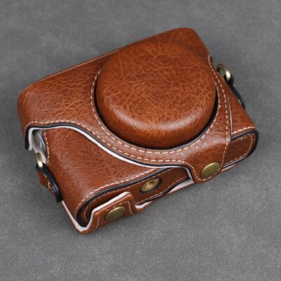 适合佳能SX740 HS SX720HS SX730专用皮套保护套 SX740单肩相机包