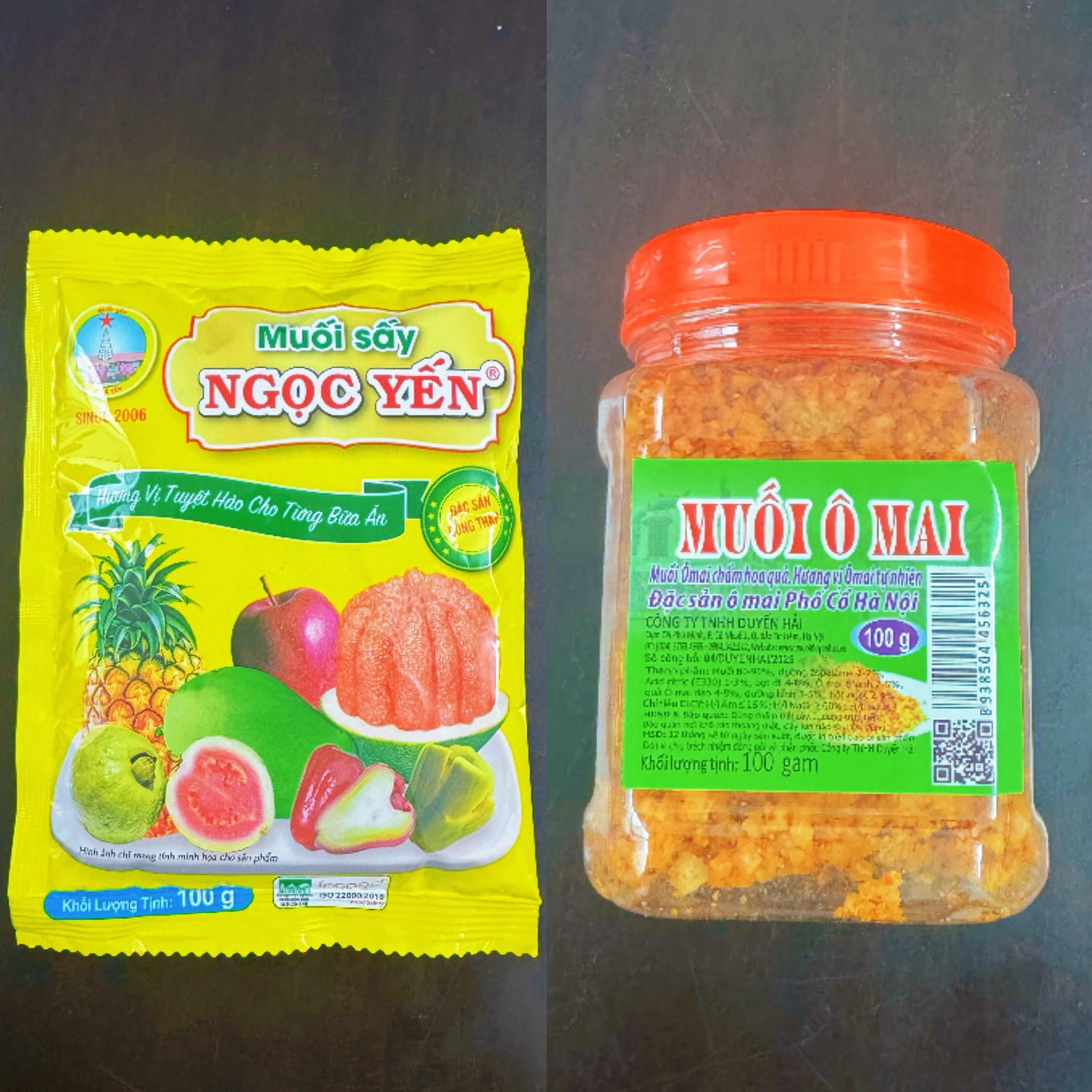 代购 越南 muoi say NGOC YEN辣椒味椒盐 烧烤蘸水果佐料酸野100g