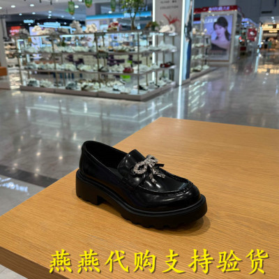 专柜正品思加图2026秋款女金标星河爵士一脚蹬时尚乐福鞋EGB21CA6