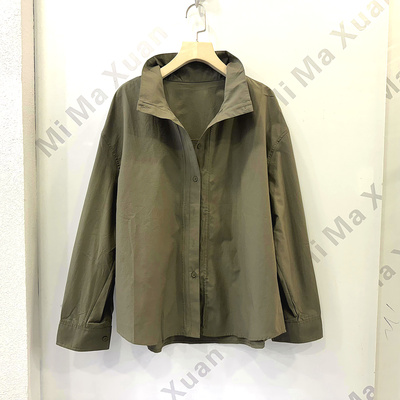 56QM6092立领休闲韩系衬衫