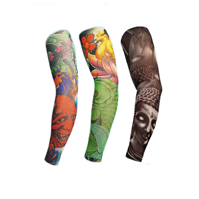 纹身逼真刺青冰爽护臂防晒袖套