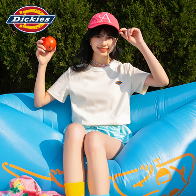 Dickies抗菌正肩宽松短袖T恤女