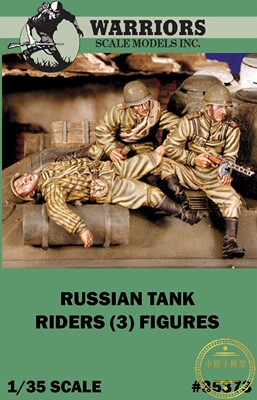 WARRIORS  #35373 1/35 苏联坦克搭载兵树脂兵人
