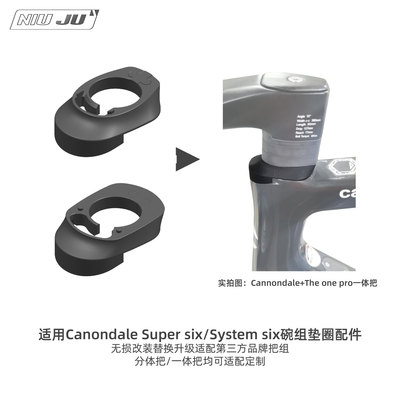 适用Cannondale碗组底座转THE ONE PRO MADONE VISION FSA一体把