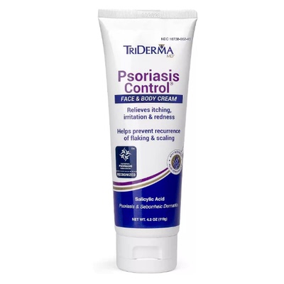 美国代购TriDerma Psoriasis Control Face Body Cream