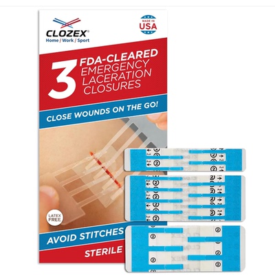 Clozex Emergency Laceration Closure Only- Close Wounds