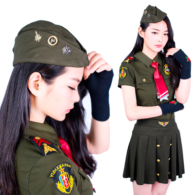 水兵舞舞蹈服装短袖女装演出