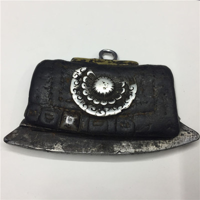 〓老〓精品藏饰老火镰荷包西藏牛皮老打火机工艺好包挂车挂