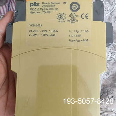 pilz皮尔兹 784190 安全继电器，出厂，详谈报价