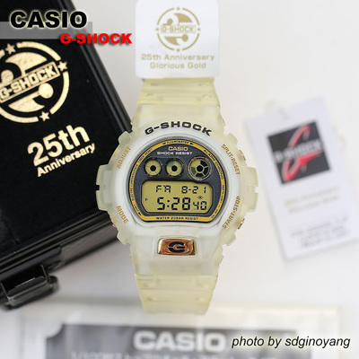CASIO卡西欧G-SHOCK DW-6925E-7JF 25周年果冻荣耀金系列全新现货