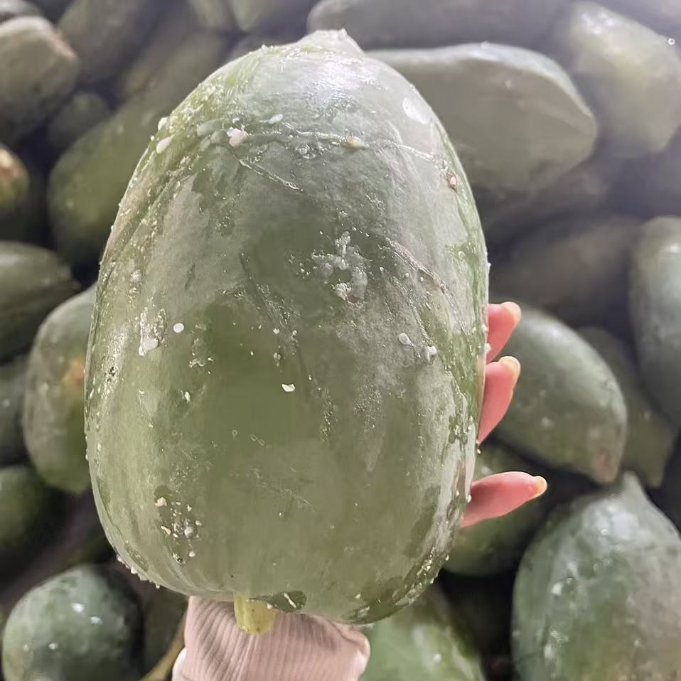 广西新鲜青木瓜产妇下奶泰式凉拌蔬菜水果农家自种青皮生木瓜整箱